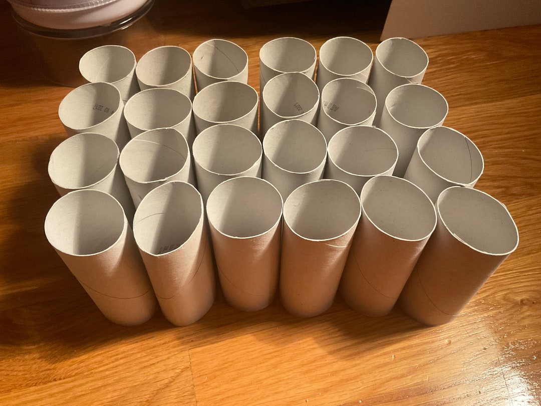 24 White Toilet Paper Rolls - Perfect for Crafts! - Etsy