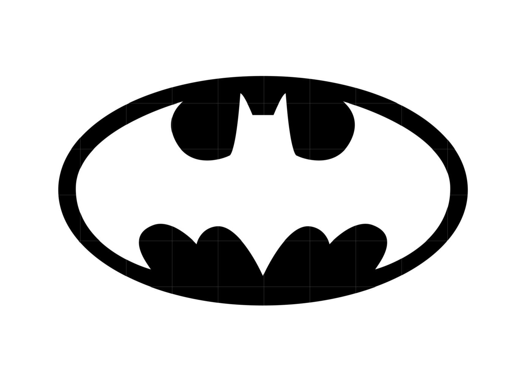Batman Bat Outline