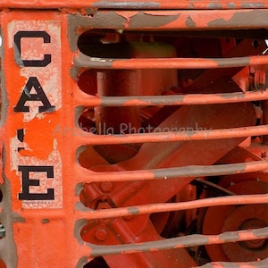 Case Tractor Grill Unique Color Photograph | Etsy