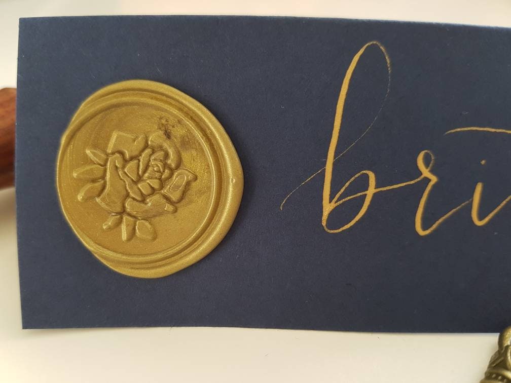 Navy Placecards Table Name Cards Escort Cards Wax Seal | Etsy UK