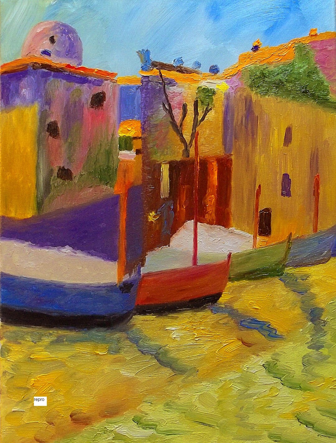 Art Print of Oil Painting by Dave. Reproduction. Manguin. Cityscape ...