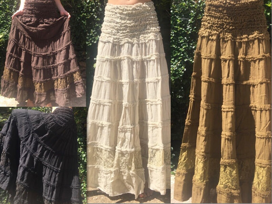 Gypsy Rag Skirt - Etsy