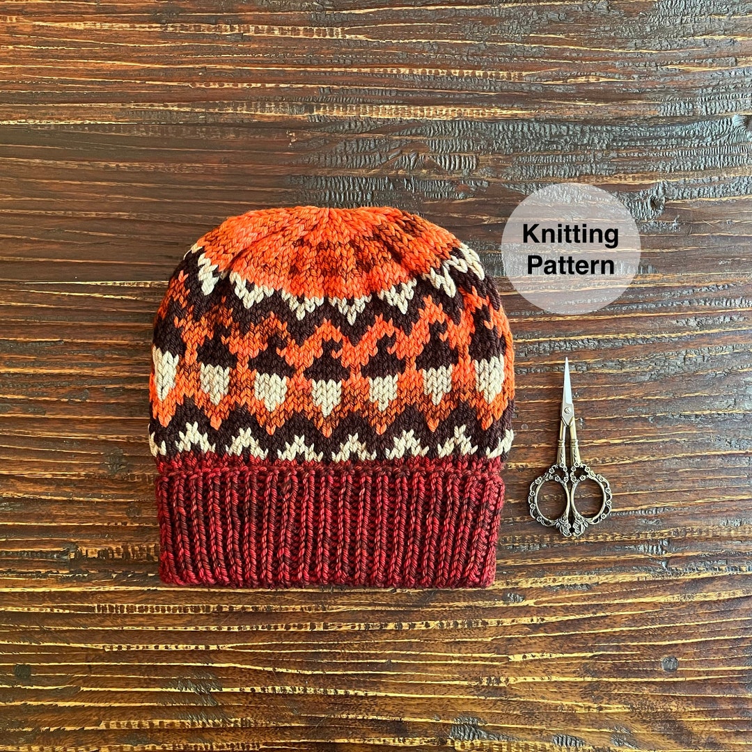 Nuts About Autumn Knitting Pattern - Etsy
