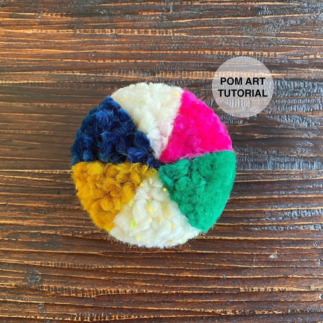Pie Chart Pom Art Tutorial - Etsy