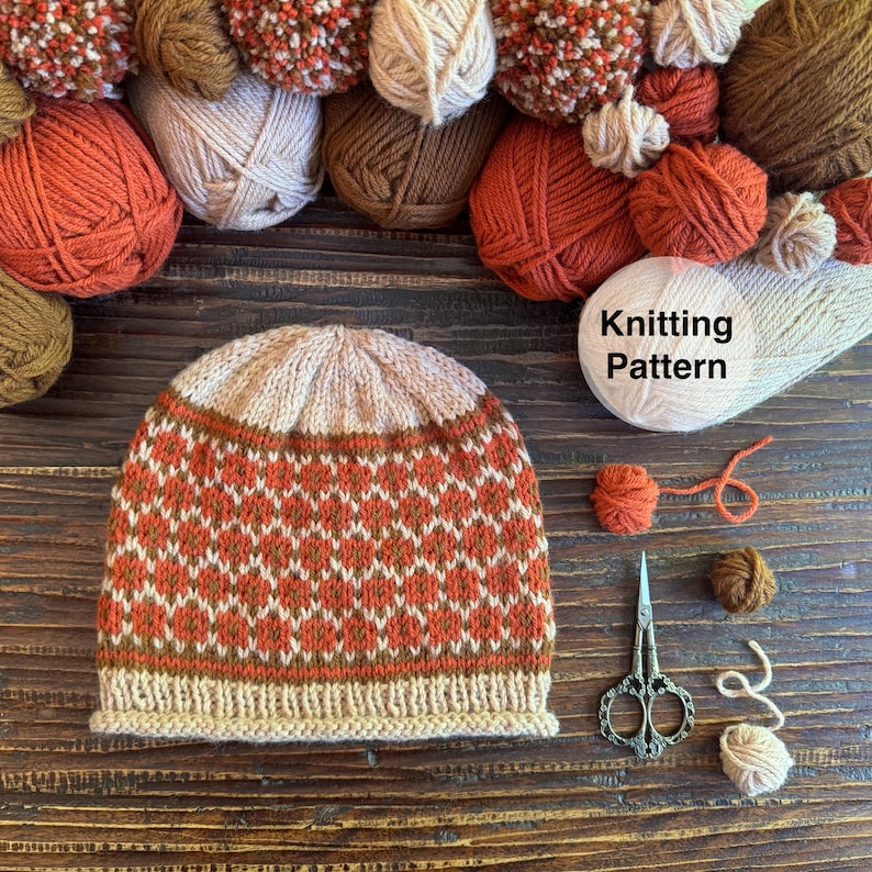 Lisbon Beanie Knitting Pattern - Etsy