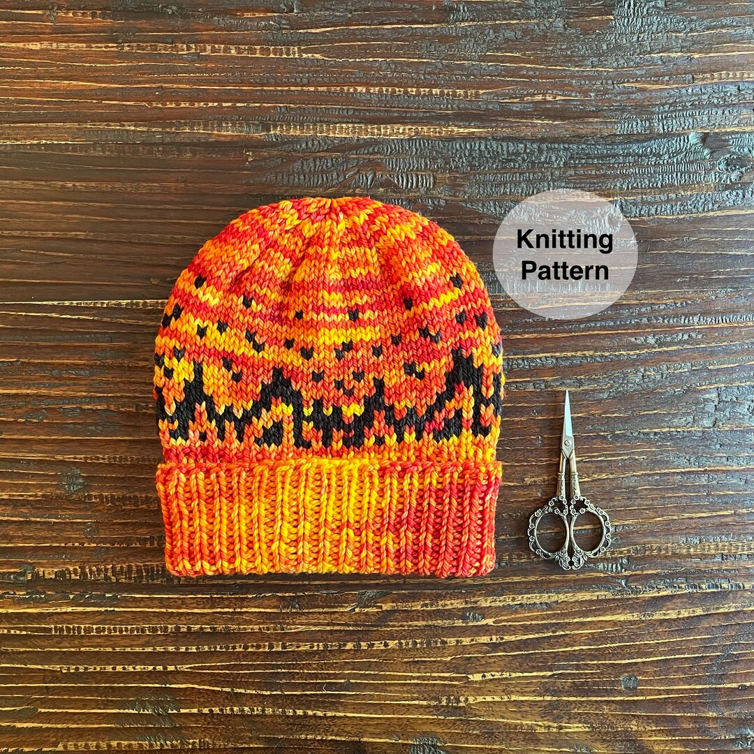 Bonfire Knitting Pattern - Etsy