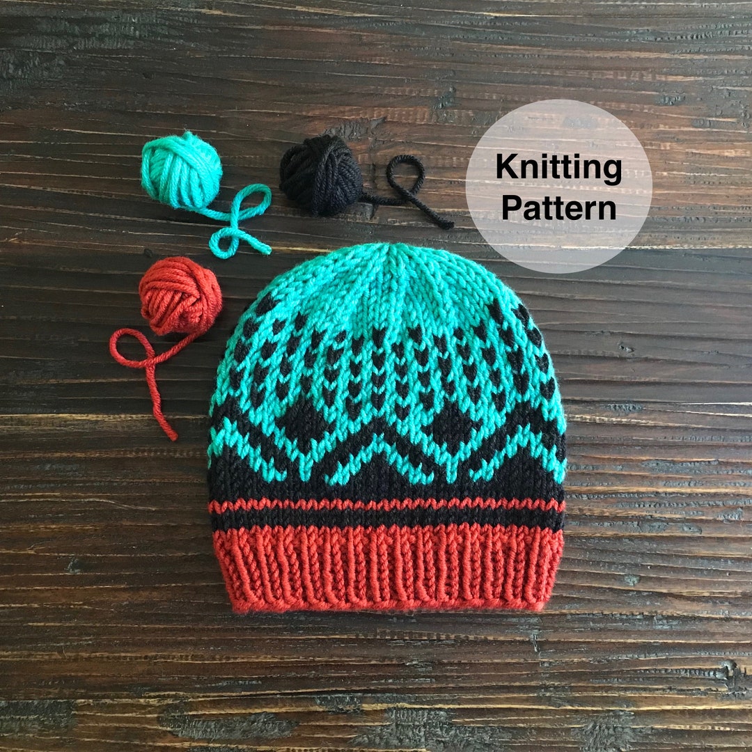 Star Bright Beanie Knitting Pattern - Etsy