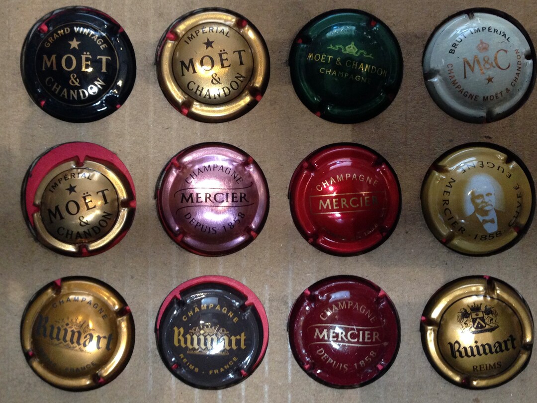 French Champagne Caps/ Muzzles Set of 12 Pieces. - Etsy UK