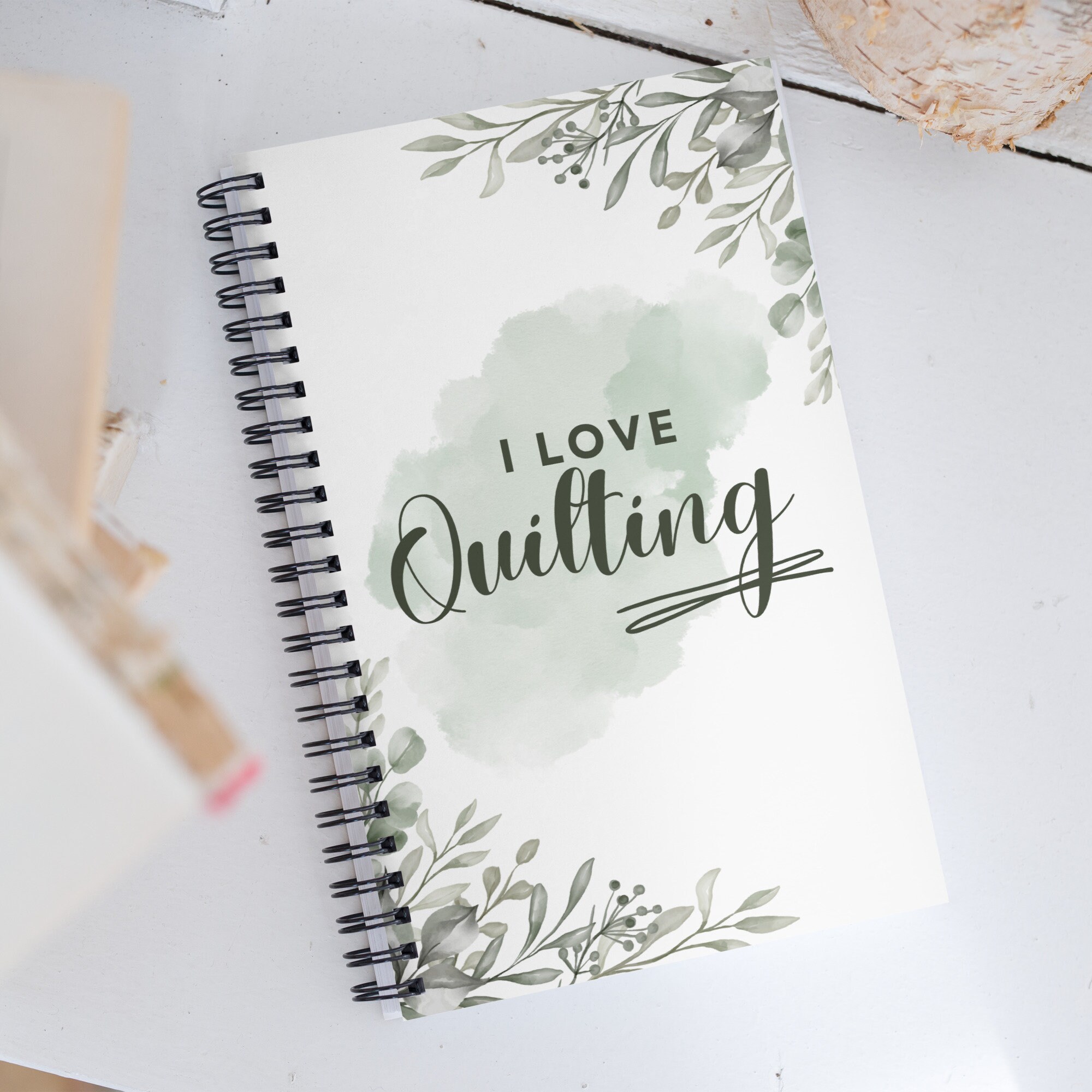 I Love Quilting Notebook Quilt Journal Quilt Notes Gift - Etsy