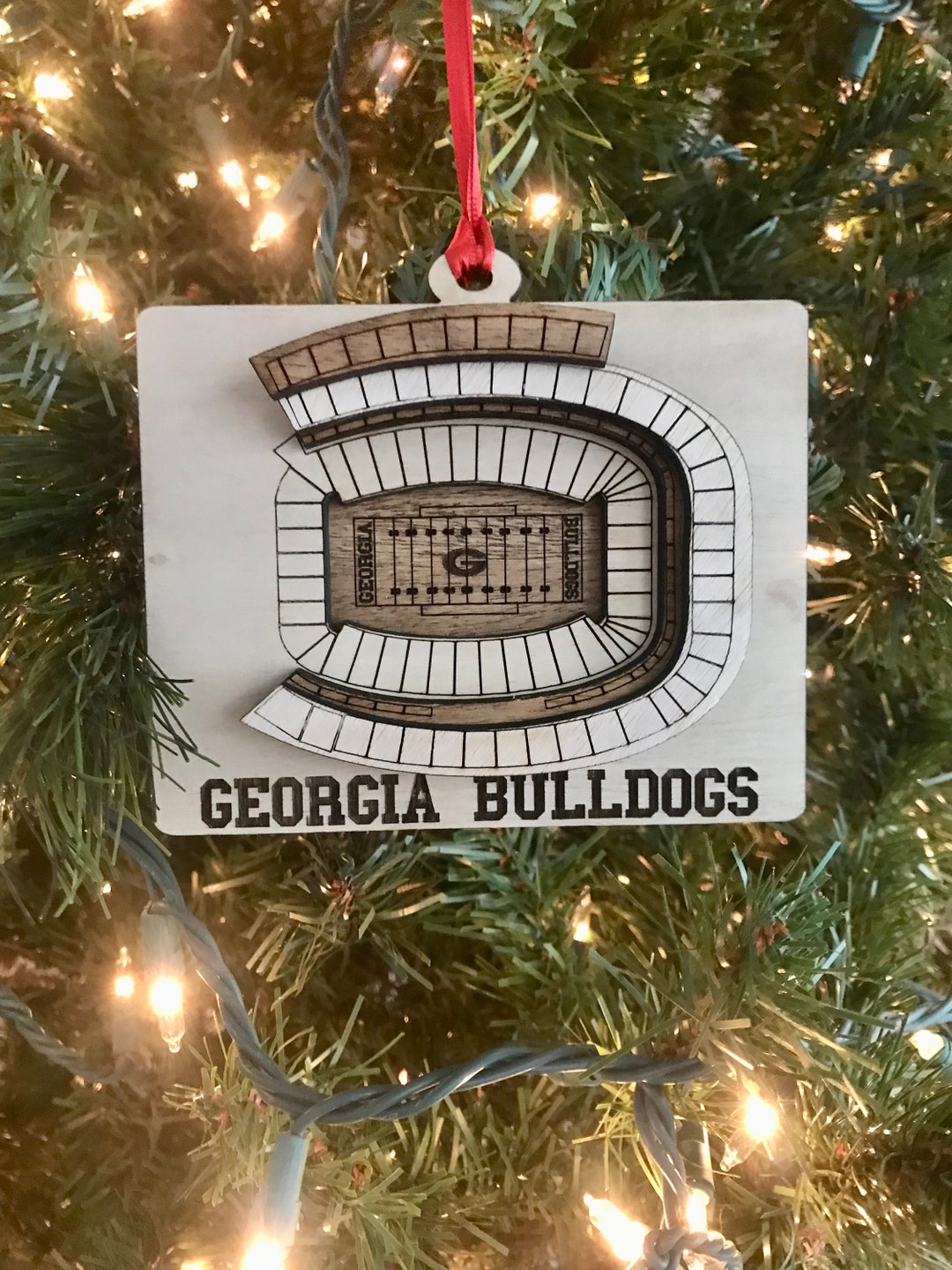UGA Sanford Stadium Ornament - Etsy