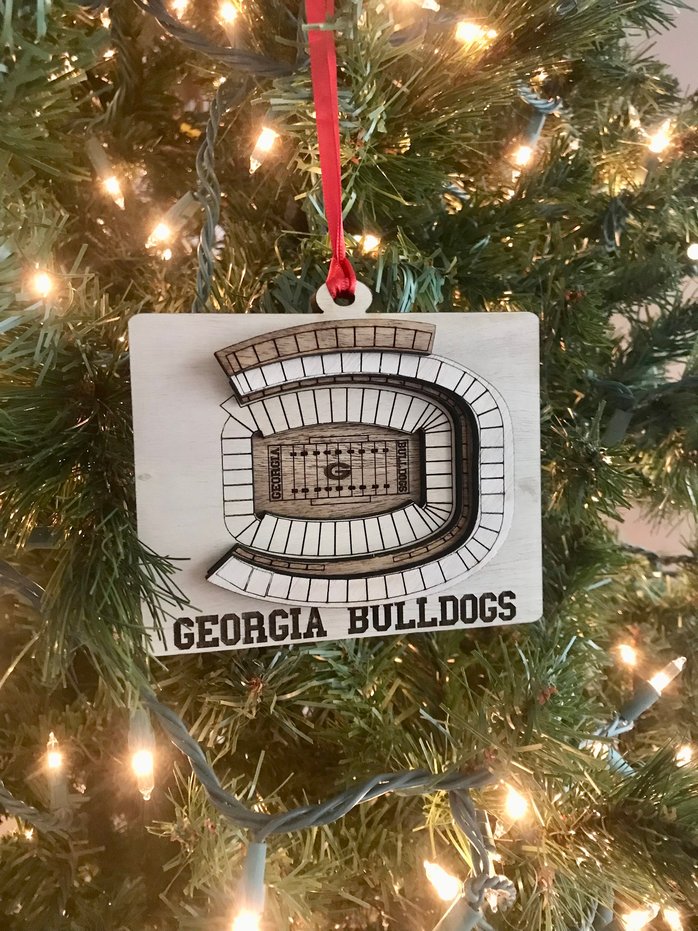 UGA Sanford Stadium Ornament - Etsy