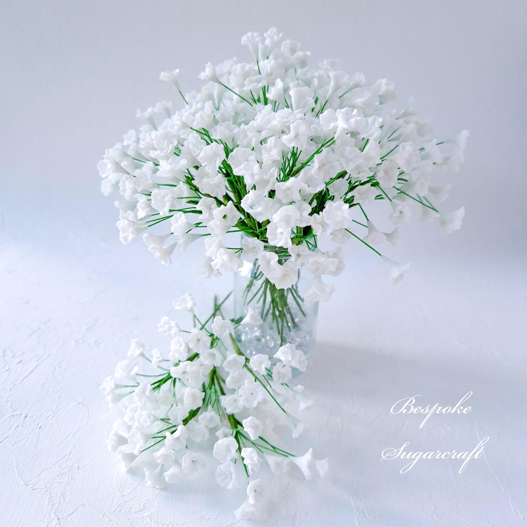 Bespoke Sugarcraft - Sets of White Sugar Gypsophila, Sugar Baby's ...