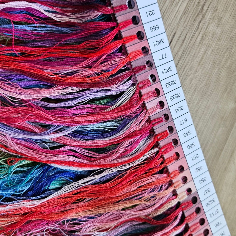 Complete Kit of DMC Floss, Embroidery Set Thread Palette Colors 1 Meter ...