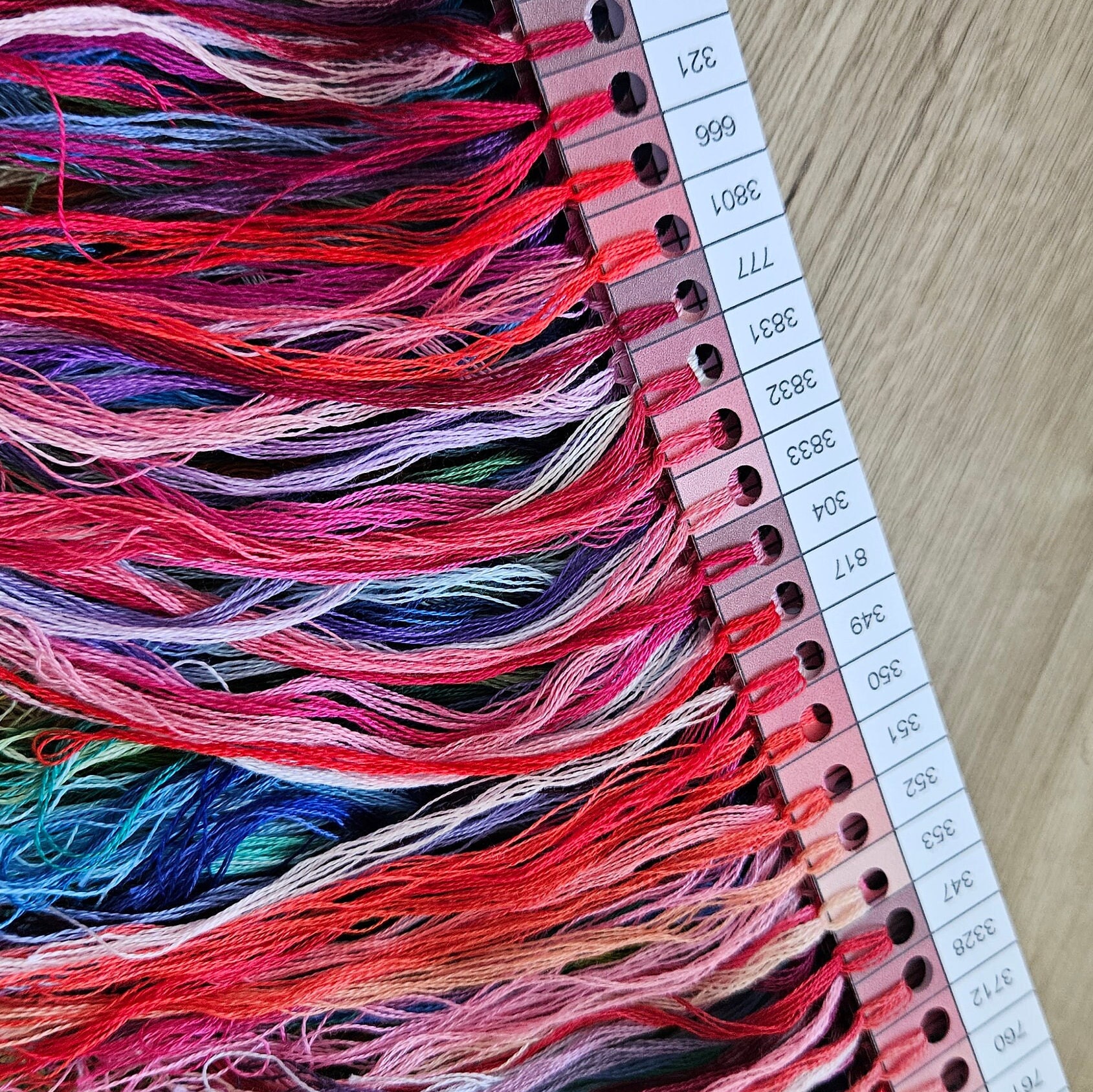 Complete Kit of DMC Floss, Embroidery Set Thread Palette Colors 1 Meter ...