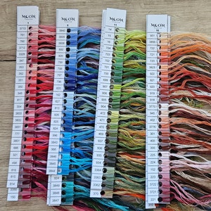 Complete Kit of DMC Floss, Embroidery Set Thread Palette Colors 1 Meter ...