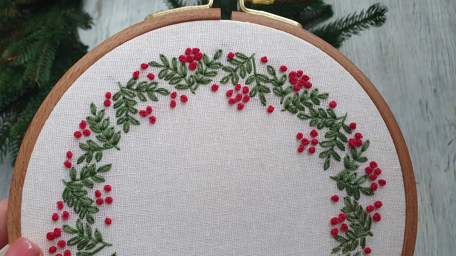PDF Pattern Video Tutorial Christmas Wreath Christmas - Etsy