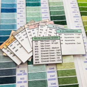 DMC Floss Embroidery Organization System | DMC Thread Charts PDF ...