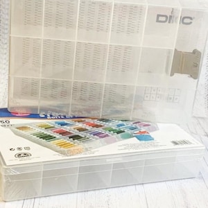 DMC Floss Embroidery Organization System Set: Printed Stitch Organizer ...