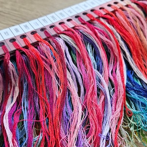 Complete Kit of DMC Floss, Embroidery Set Thread Palette Colors 1 Meter ...