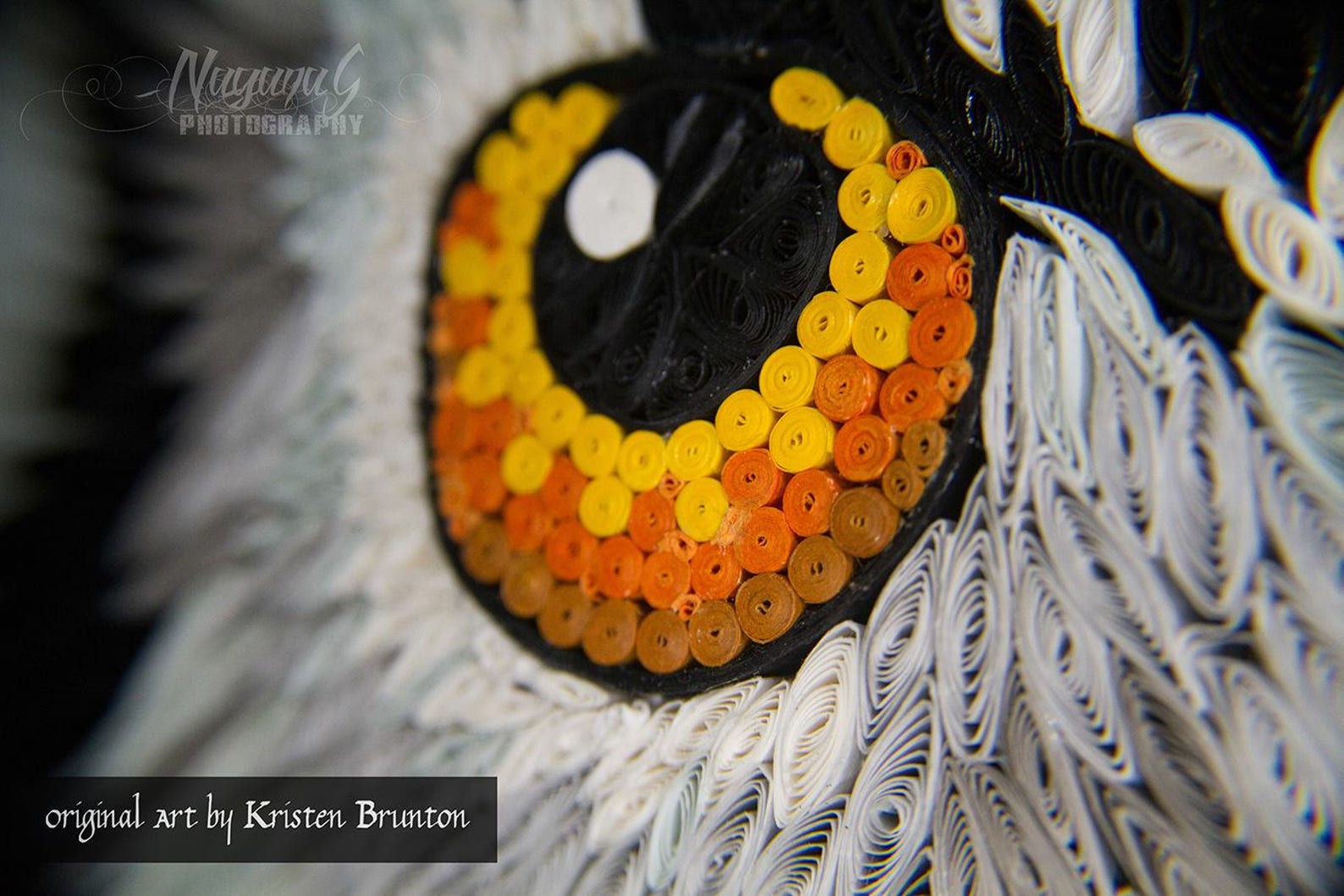 Quilled, Paper Art, Eagle Owl, Animal, Owl, Mosaic, Picture, 1st ...