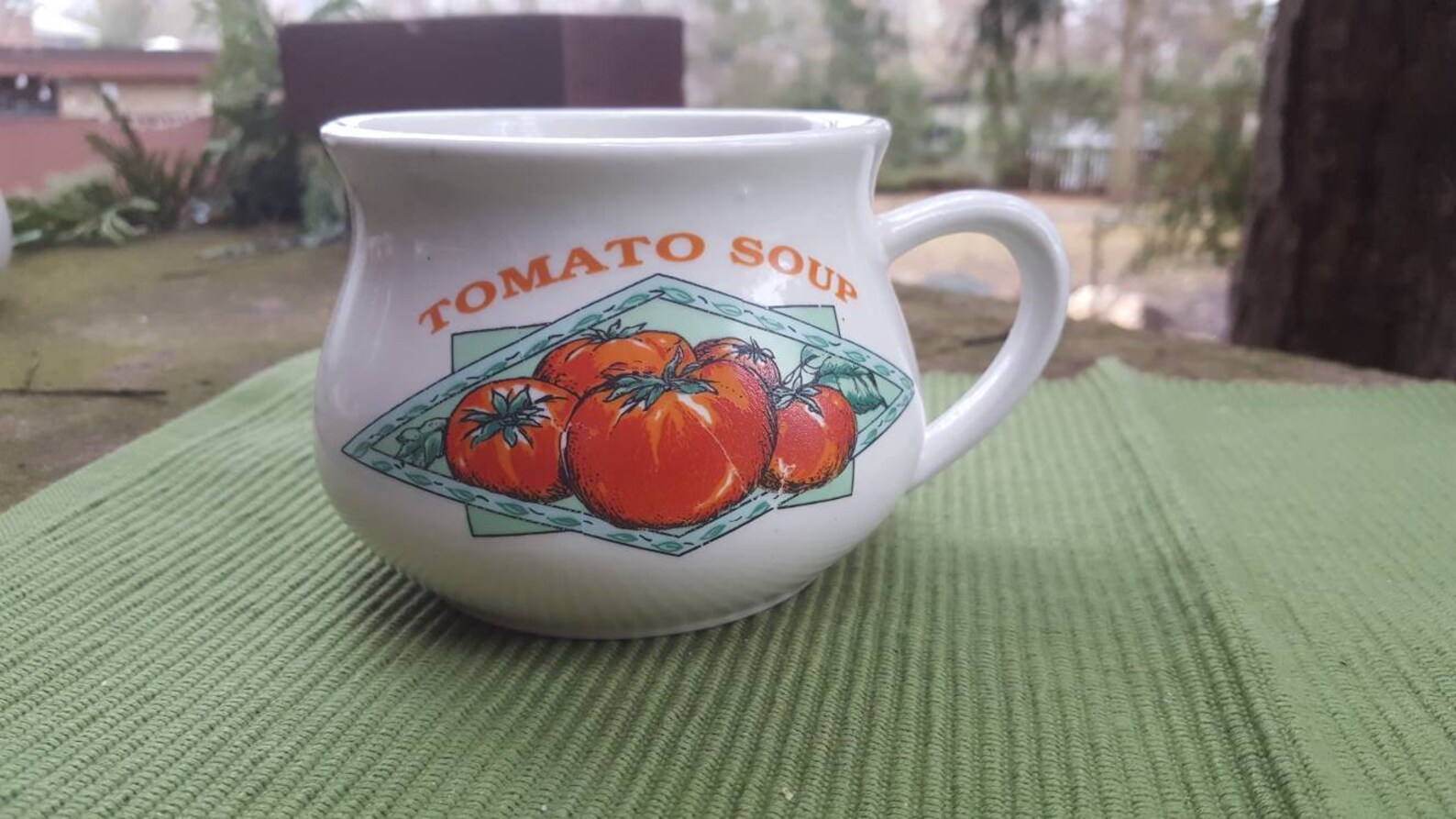 Vintage Tomato Soup Mug | Etsy