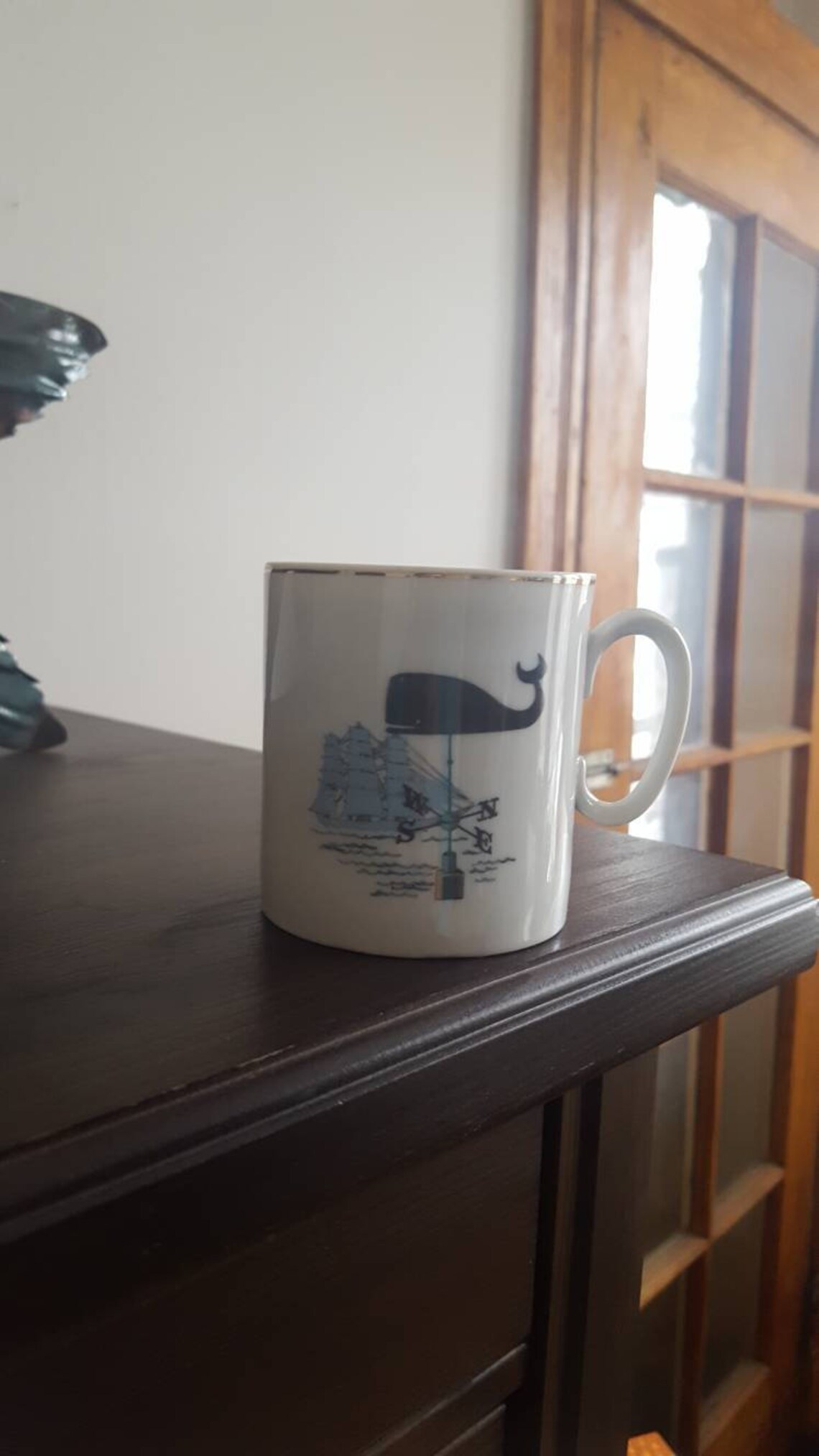 Whale on a Weathervane Coffee or Tea Mug - Etsy