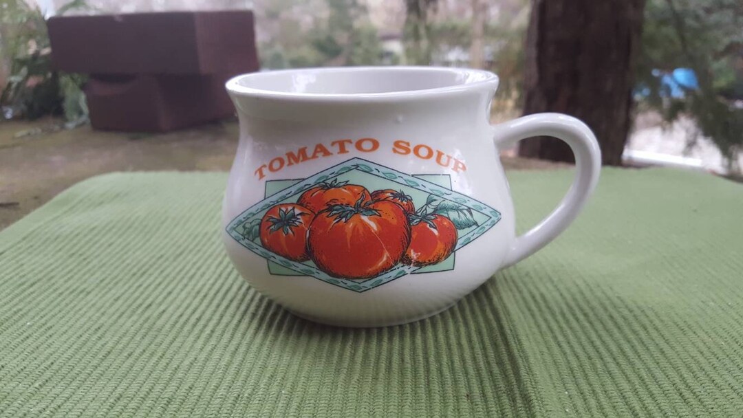 Vintage Tomato Soup Mug - Etsy
