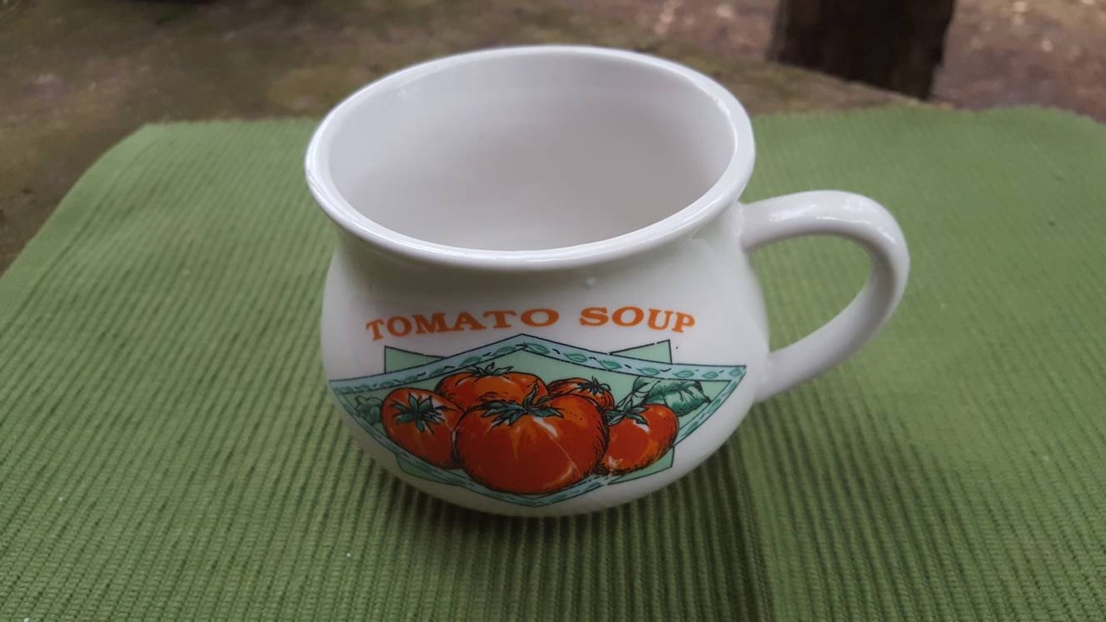 Vintage Tomato Soup Mug | Etsy