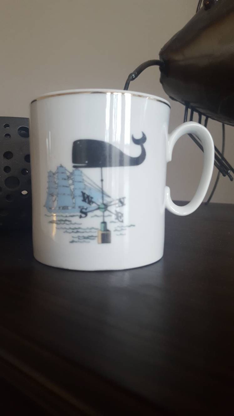 Whale on a Weathervane Coffee or Tea Mug - Etsy