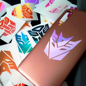 Small Robot Iridescent Vinyl Decal, Laptop Sticker, Bike Sticker ...