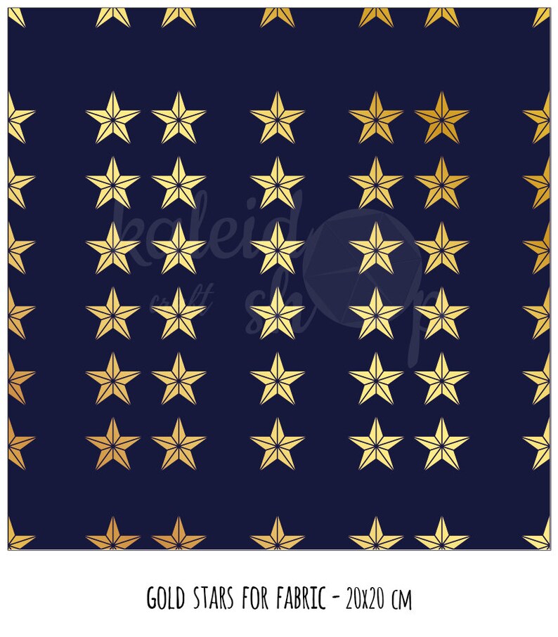 Gold Stars, Digital Seamless Patterns, Christmas Patterns, Patterns for ...
