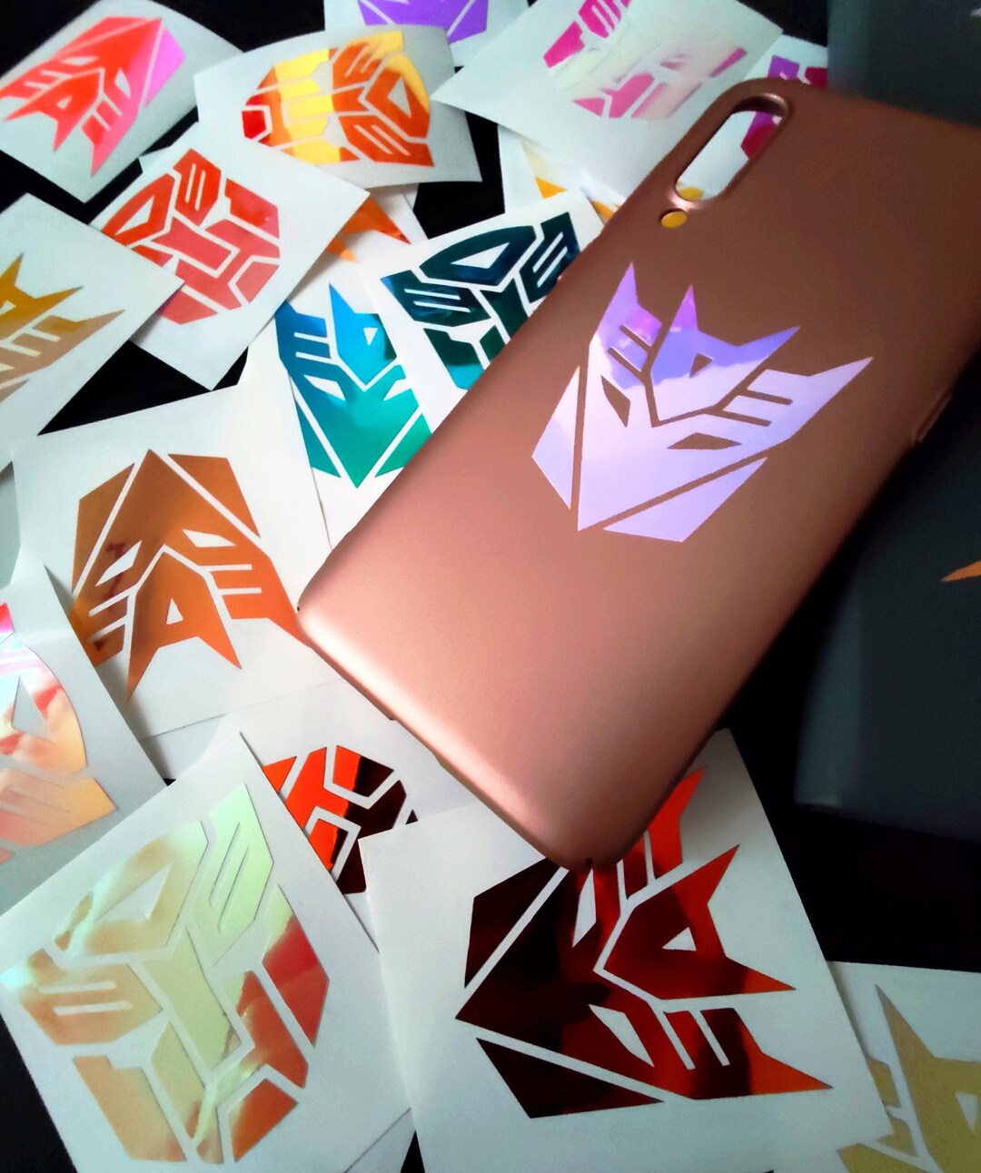 Small Robot Iridescent Vinyl Decal, Laptop Sticker, Bike Sticker ...