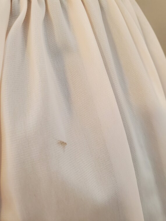 Vintage 1960s or 1970s sheer light pink nylon tricot … - Gem