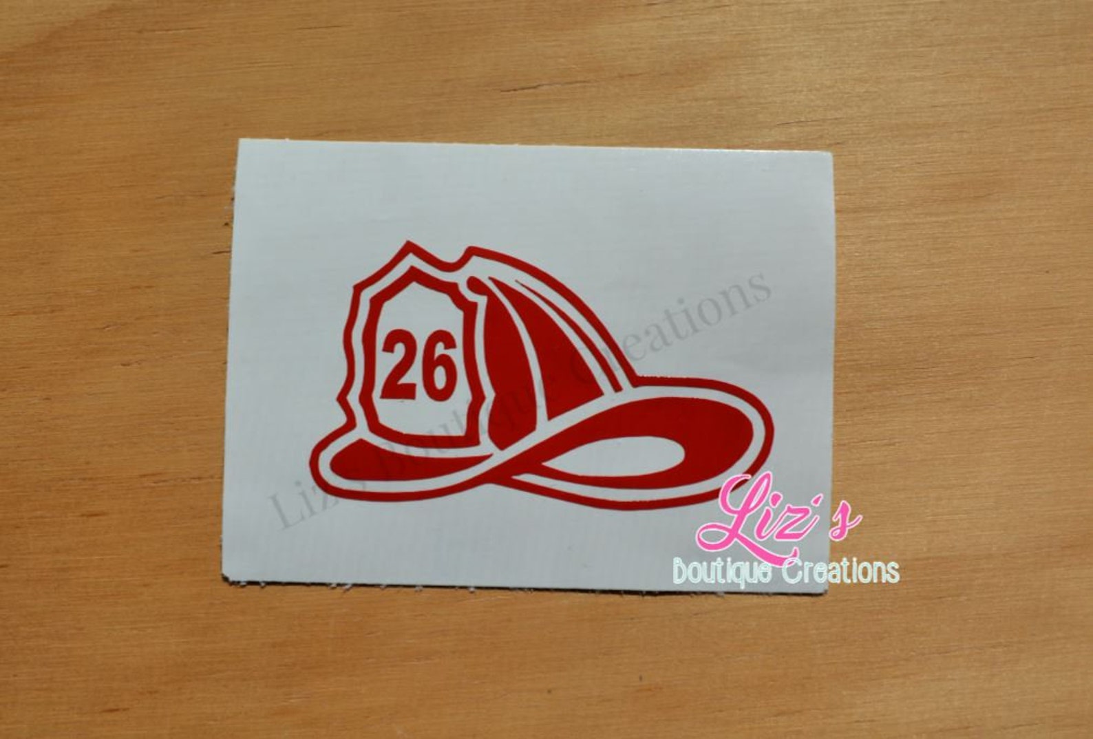 Firefighter Decal, Helmet Decal, Custom Firefighter Sticker, Car ...