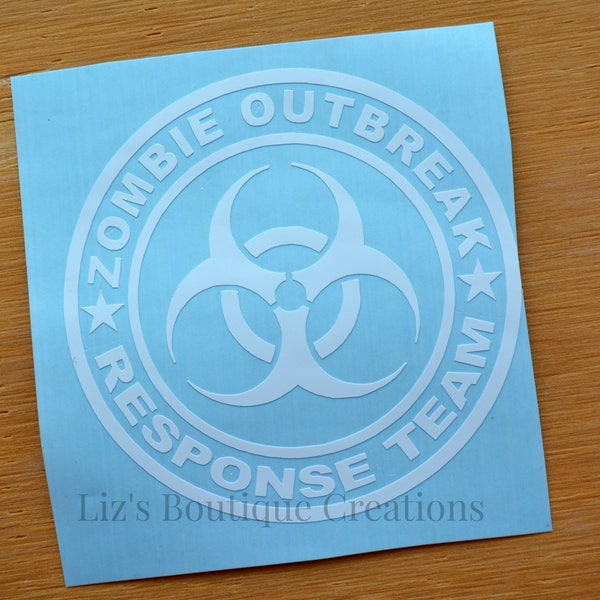 Zombie Car Decal - Etsy