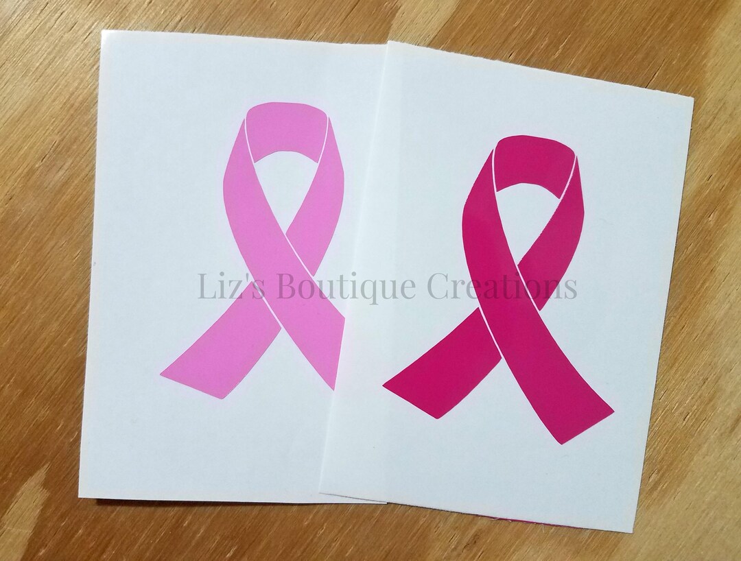 Cancer Awareness, Pink Ribbon, Breast Cancer Decal, Pink Awareness ...