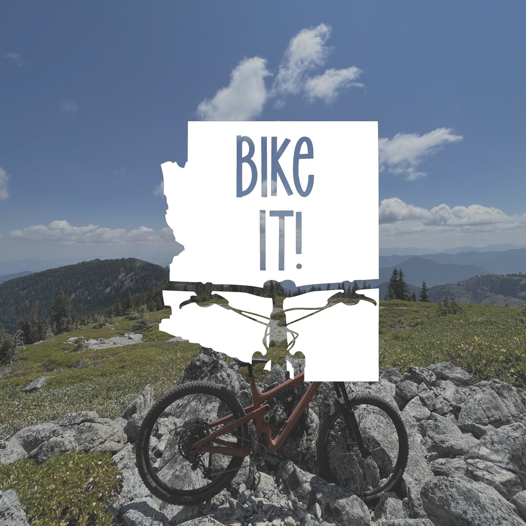 Arizona Mountain Bike Vinyl Decal - Mountain Bike Decal - Bike Sticker ...