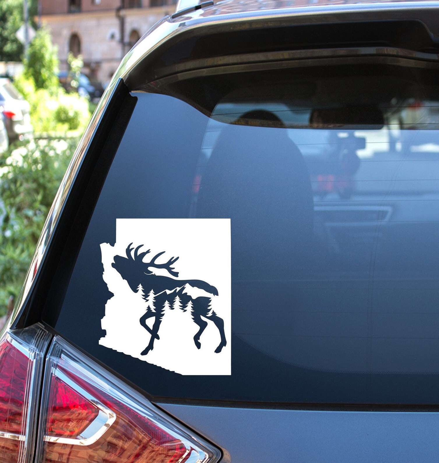 Arizona Decal Arizona Elk Decal Elk Decal Elk Sticker | Etsy