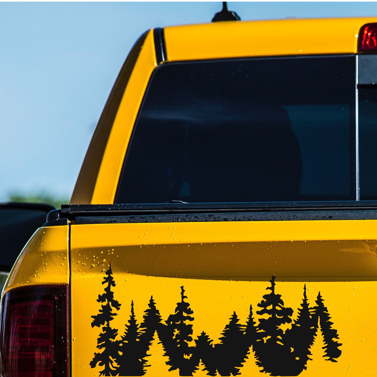 Tree Line Vinyl Decal Forest Decal Forest Sticker for Car - Etsy UK