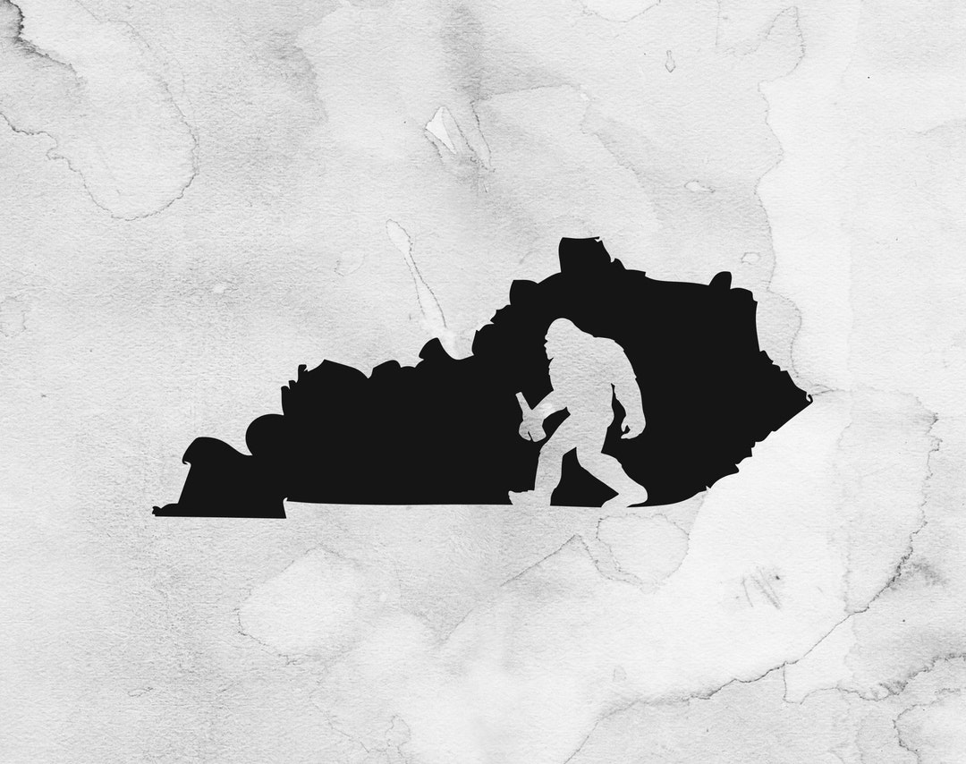 Kentucky - Kentucky Decal - Kentucky Bigfoot - Bigfoot With Beer Decal ...