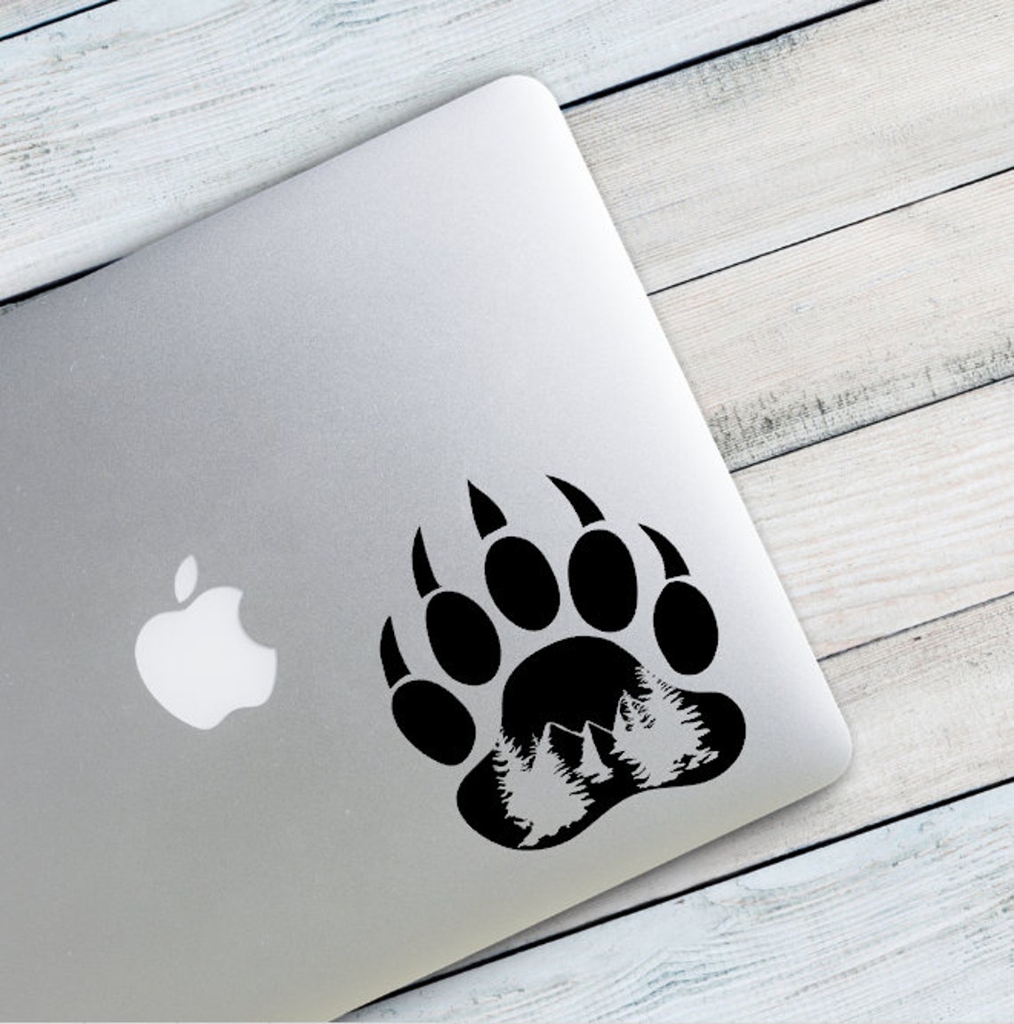 Bear Paw Decal Bear Paw Pacific Northwest Adventure | Etsy