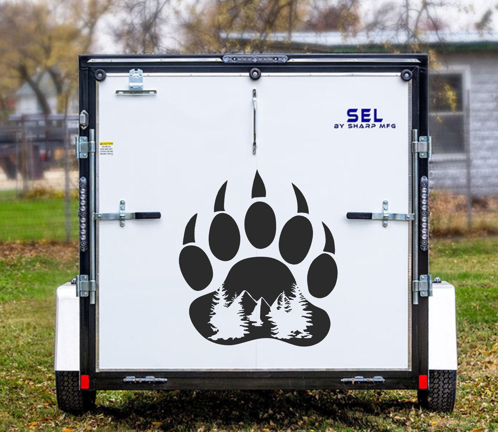 Large Bear Paw RV Decal: Trailer, Camper Sticker - Etsy