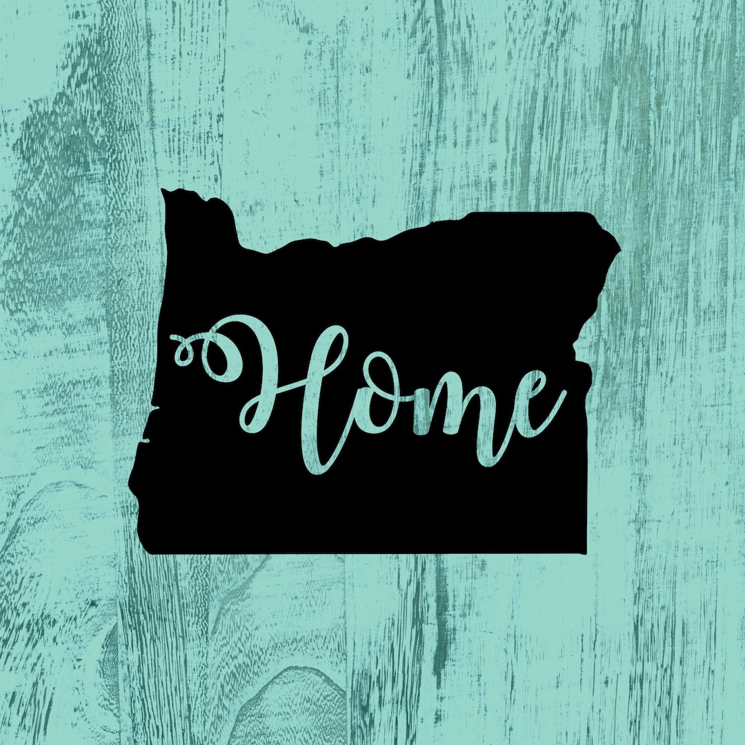 Oregon Sticker Oregon Decal Oregon Home Decal State of Oregon Sticker ...