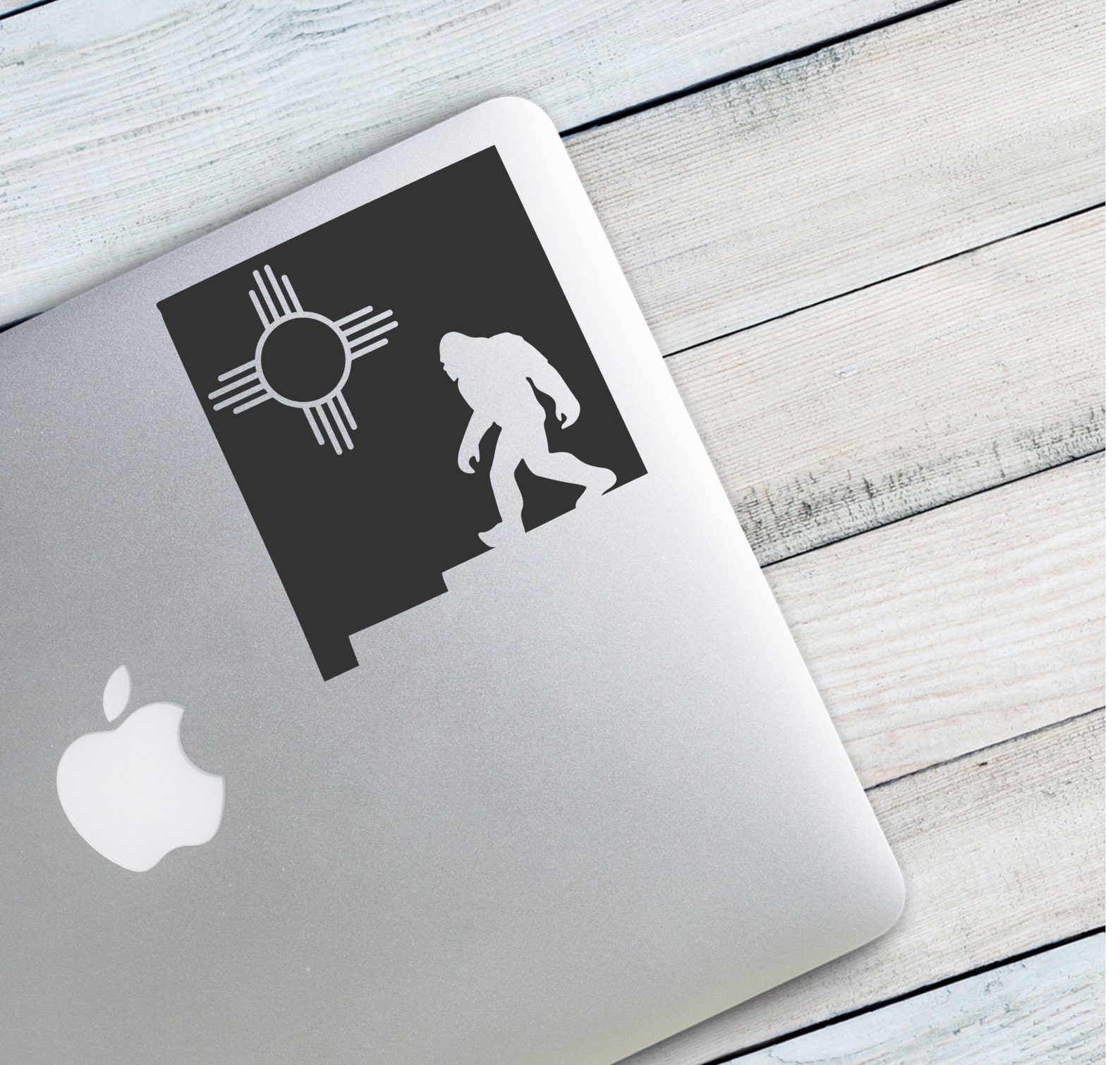 New Mexico Decal New Mexico Bigfoot Zia Decal Sasquatch | Etsy