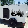 Personalized RV Camper Decal: Campfire Mountain Scene - Etsy