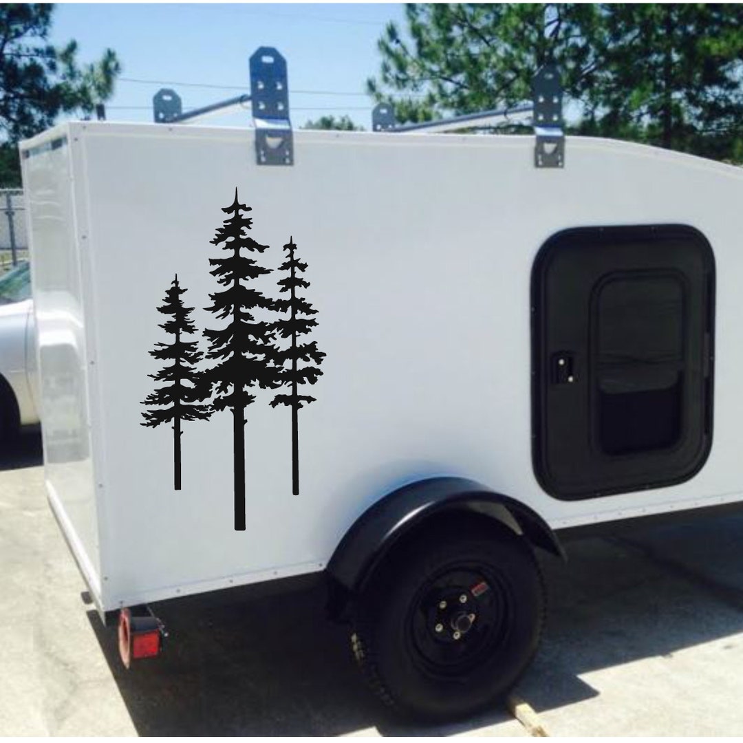Pine Tree Vinyl Decal: Evergreen RV Window Decor - Etsy