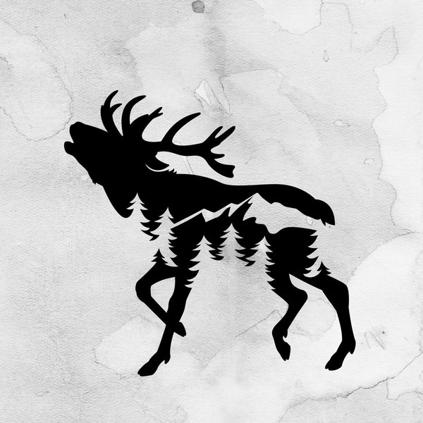 Elk Decal - Etsy