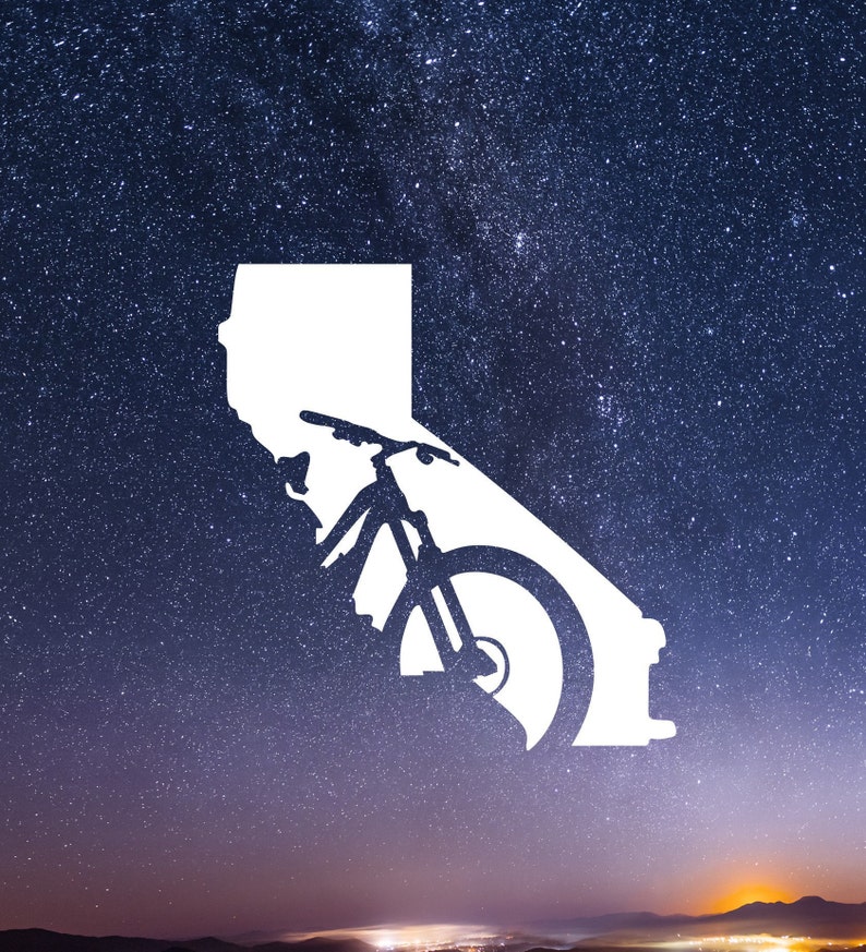 California Sticker California Bike Bike California - Etsy