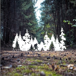 Bigfoot Tree Decal - Bigfoot Decal - Sasquatch Sticker - Toyota ...