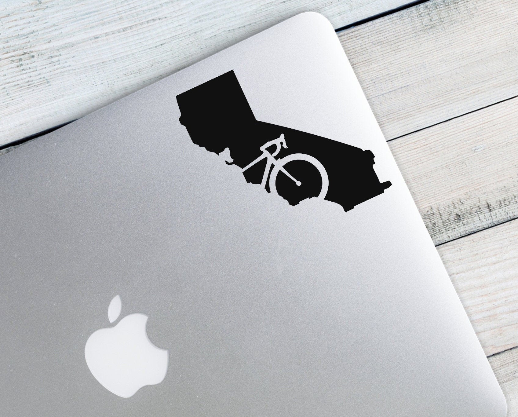 California Road Bike Vinyl Decal California Bike Sticker - Etsy